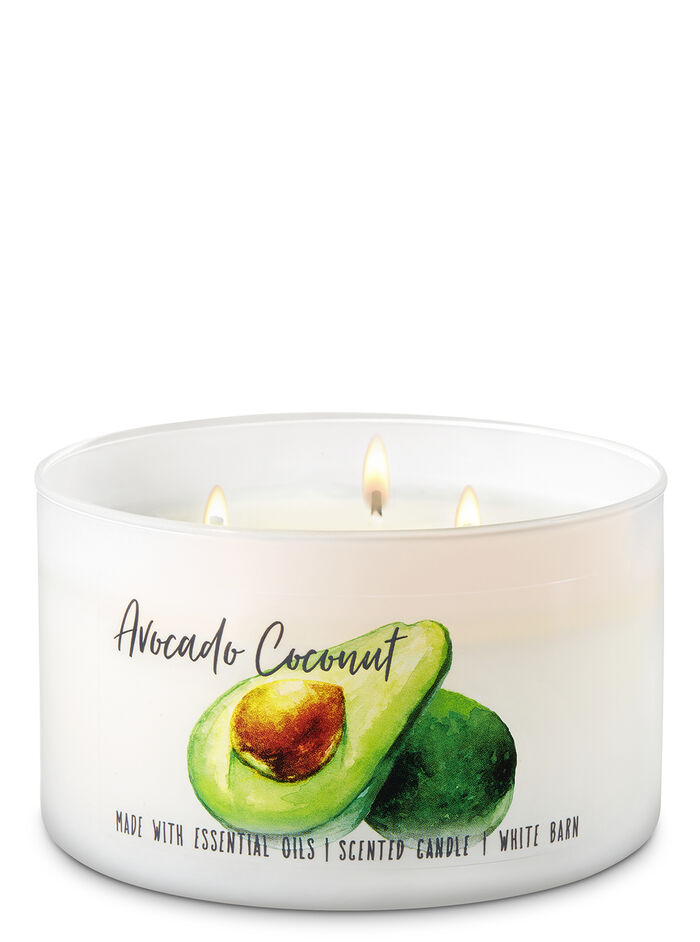 Avocado Coconut 3-Wick Candle | Bath & Body Works Italia