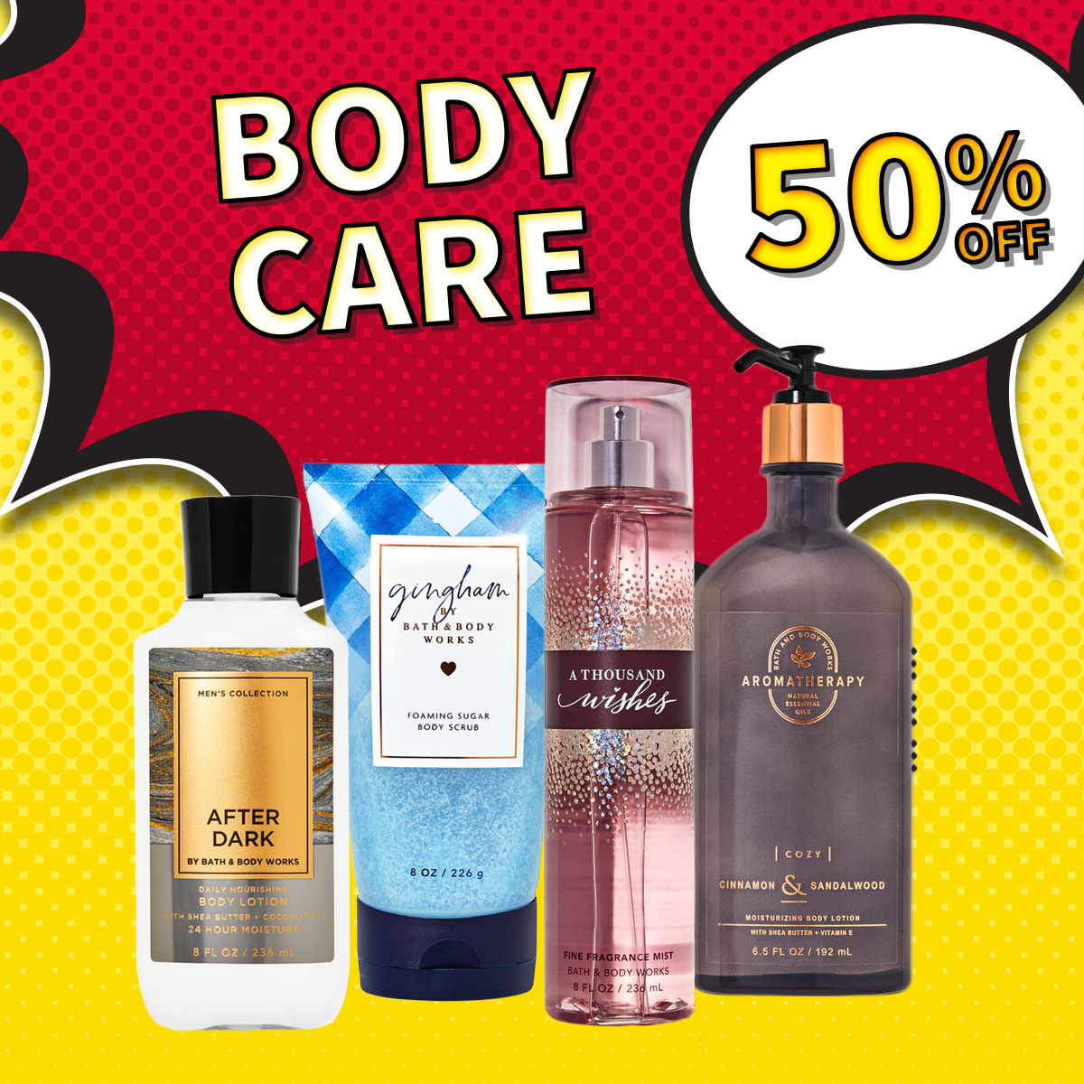 Bath and Body Works: home fragrances and body care